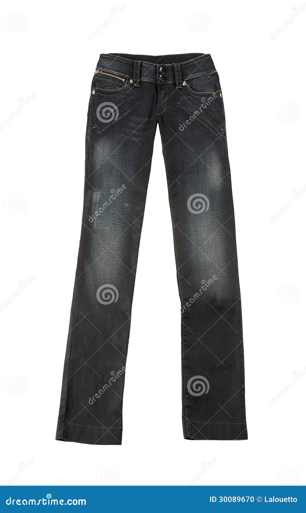 Black worn jeans stock photo. Image of female, path, shopping - 30089670