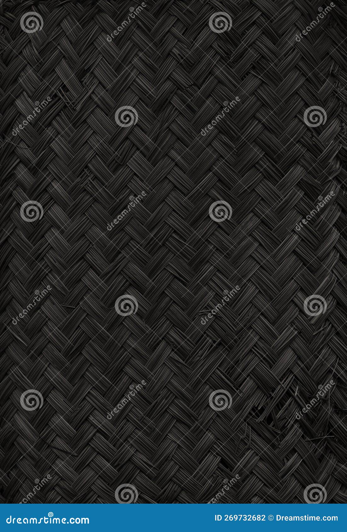 Black Woven Bamboo Mat Texture. Vertical Background Stock Photo - Image ...