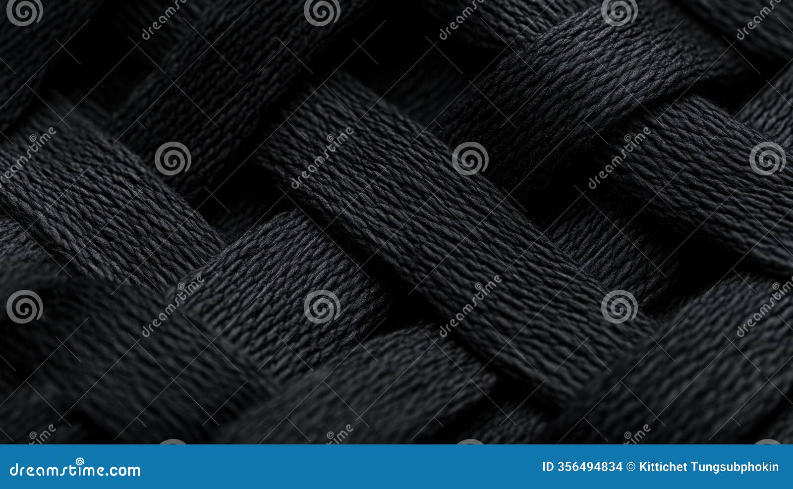 Black Woven Fabric Texture Background for Use in Design and Textiles ...