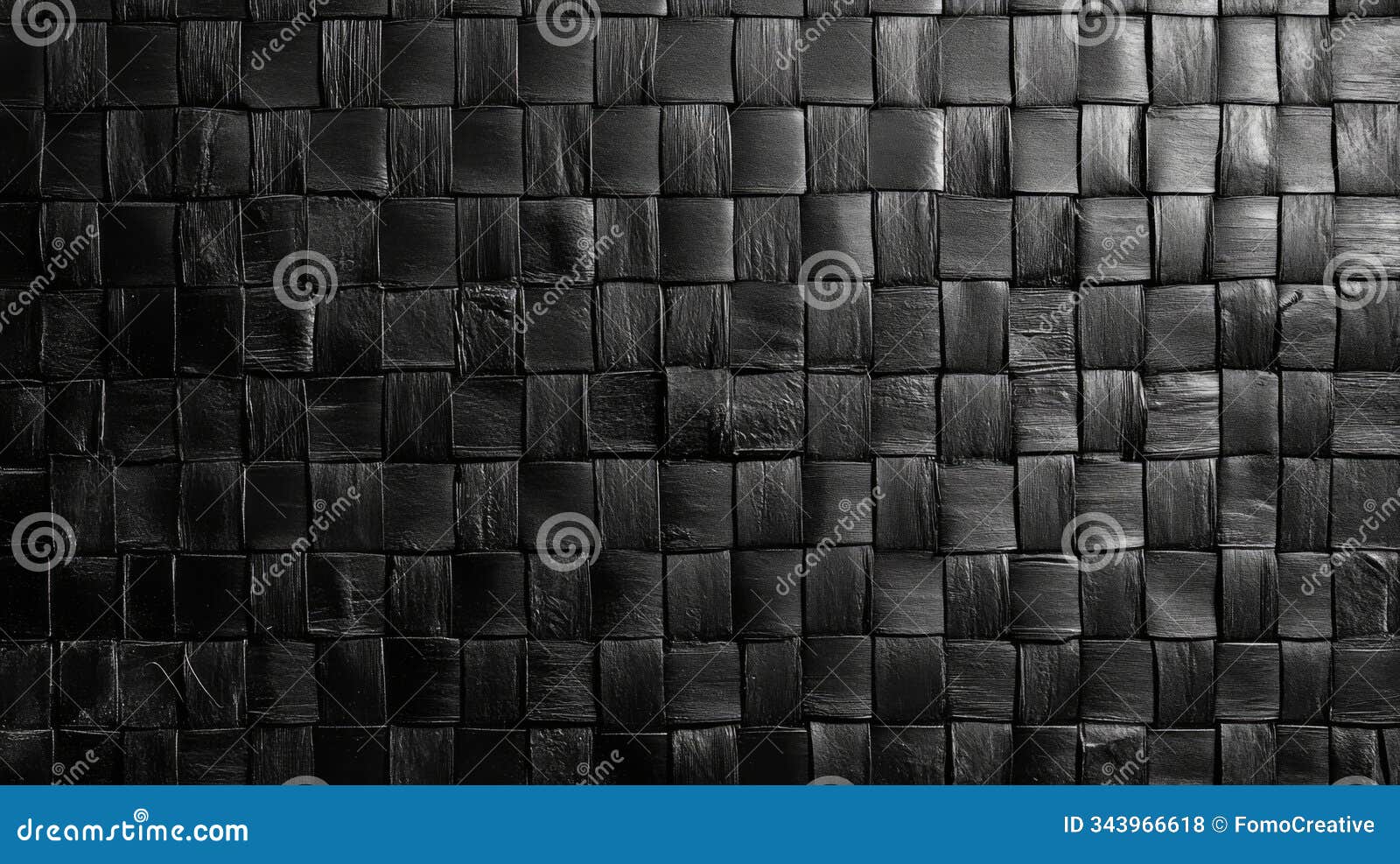 Black Woven Pattern of Interlocking Squares Stock Illustration ...