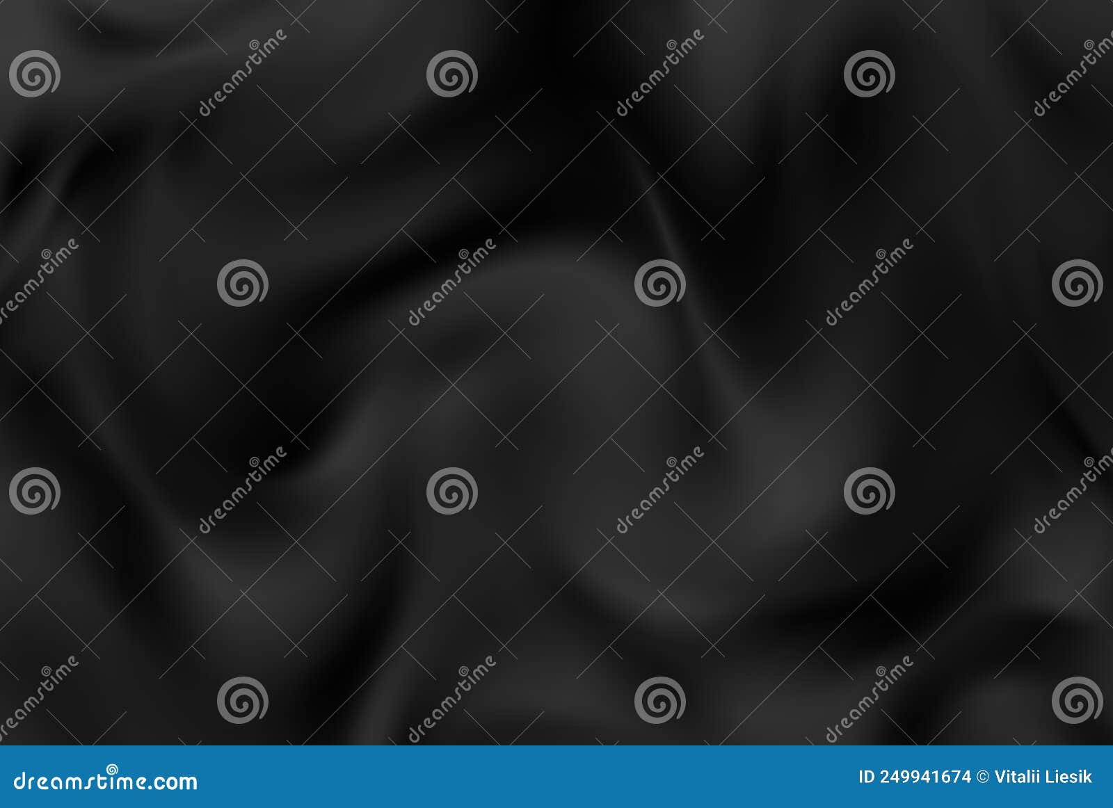 Black Wrinkled Fabric. Textile. Abstract Vector Background. Stock ...