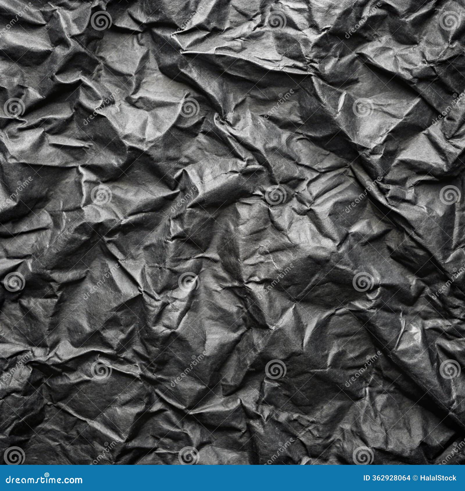 Black Wrinkled Paper Texture Stock Illustration - Illustration of ...
