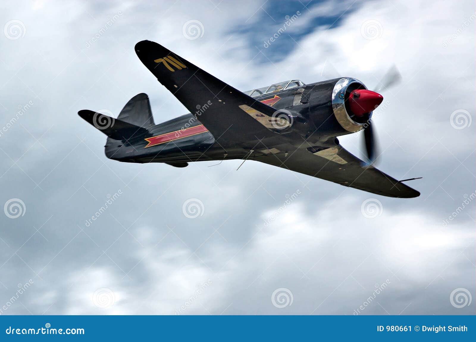 Black YAK stock image. Image of warbirds, engine, weapons - 980661
