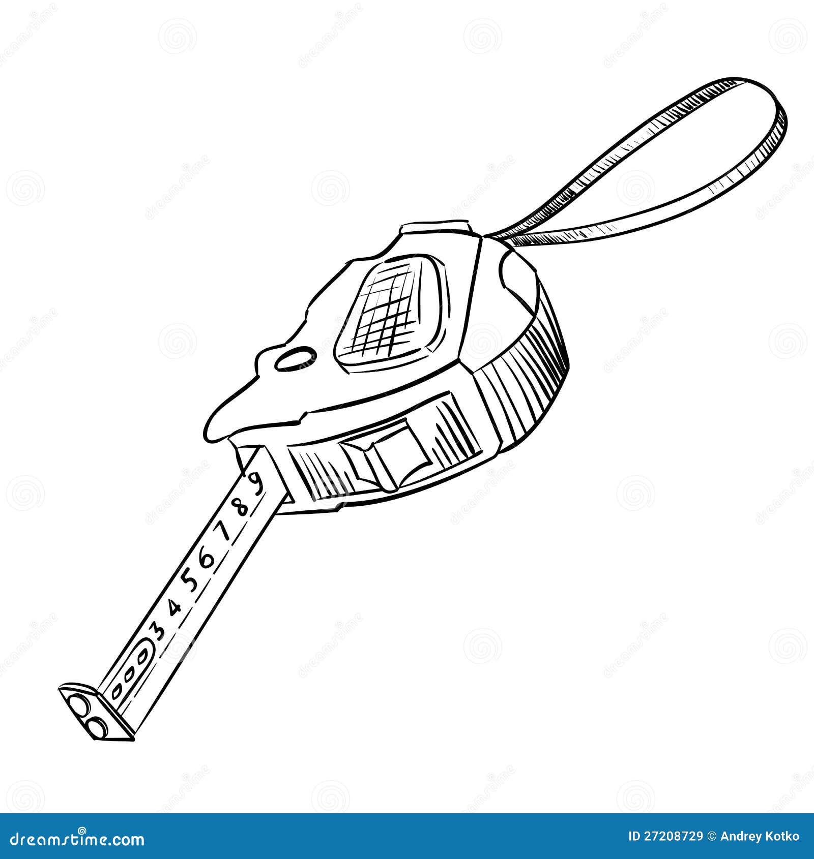 Black yardstick on a white stock vector. Illustration of length - 27208729