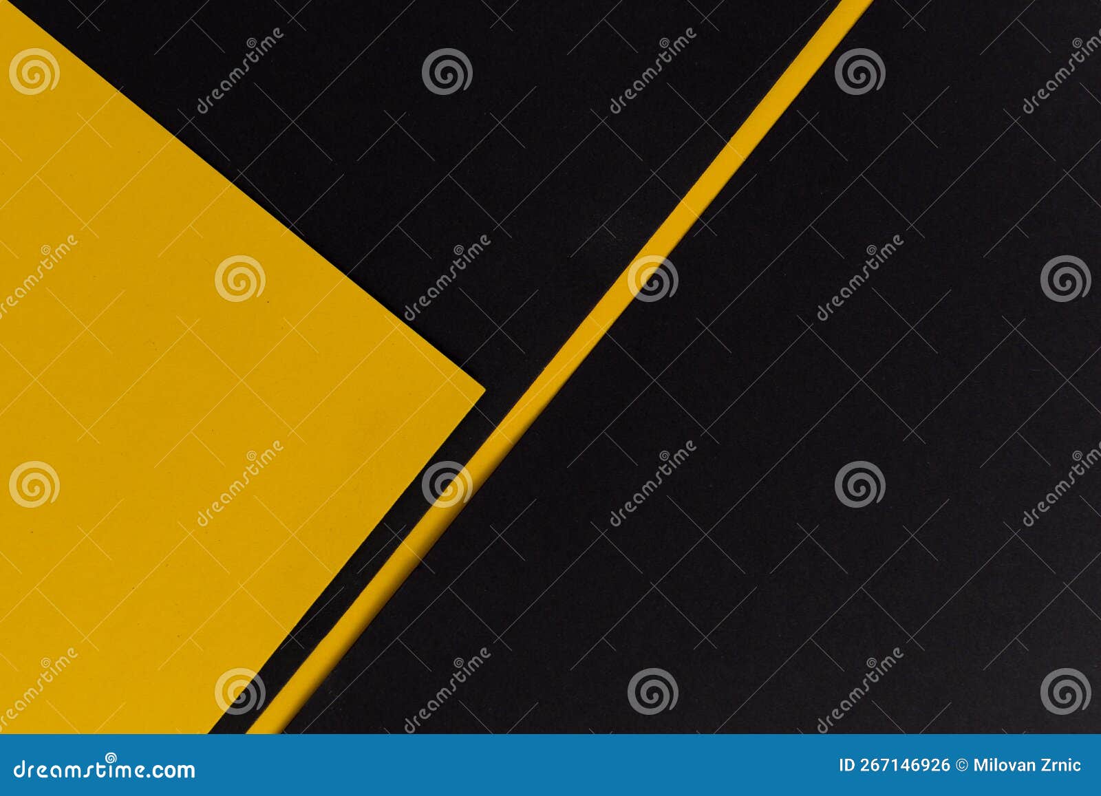 Black and Yellow Background Divided with Diagonal Line Stock Photo ...