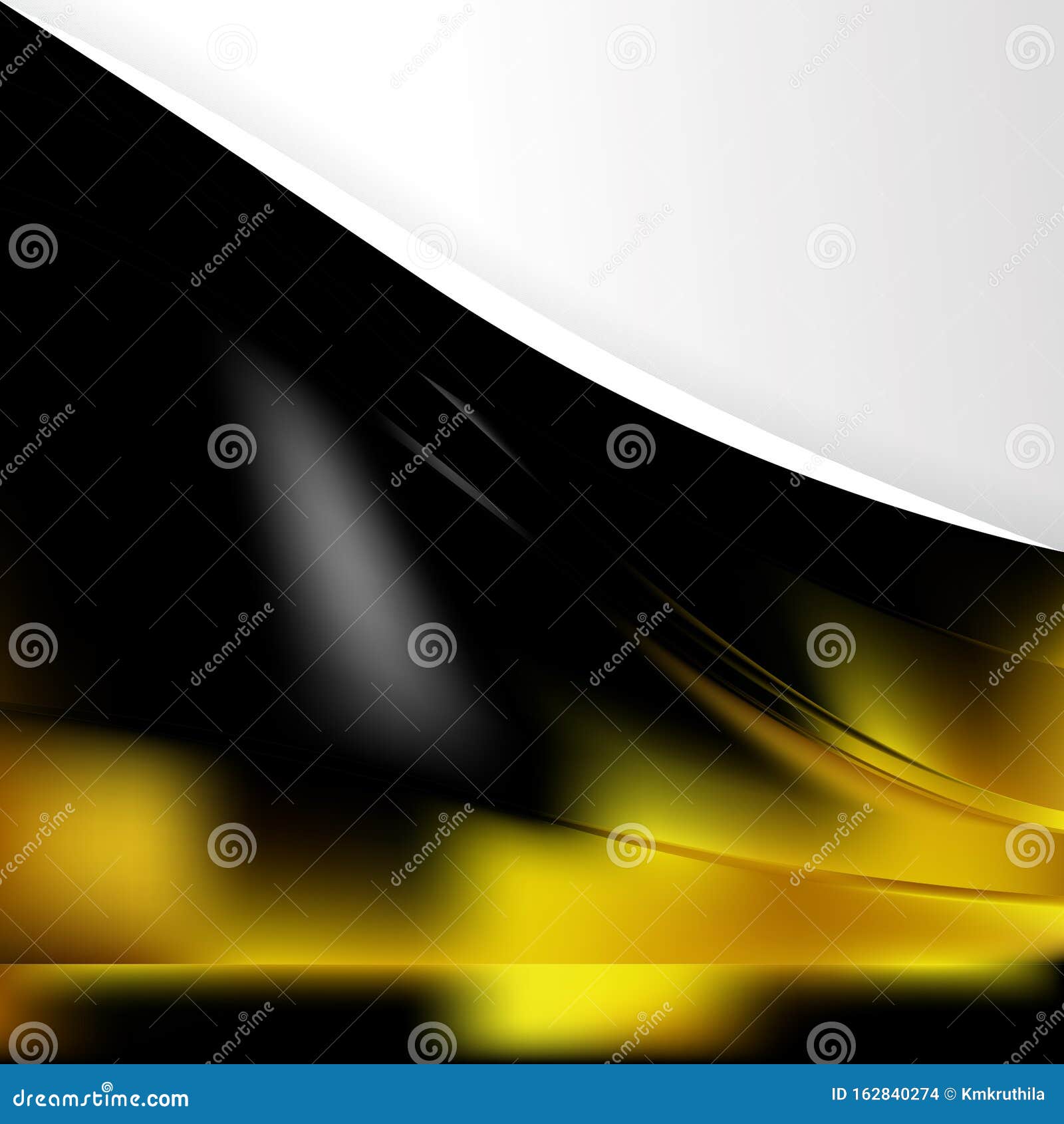 Black and Yellow Background Template Vector Illustration Stock Vector ...