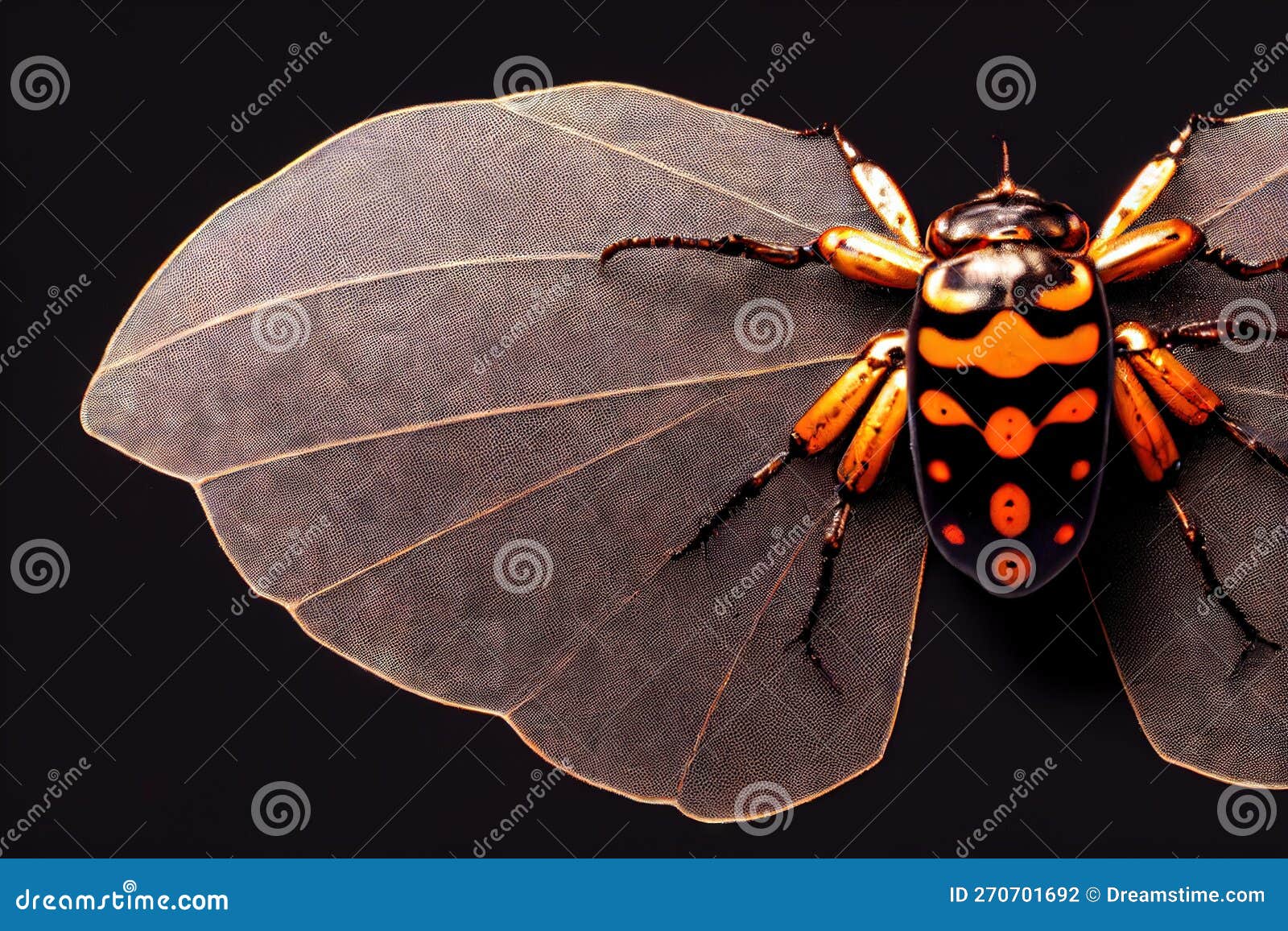Yellow Beetle Top View Isolated On A White Background Vector ...