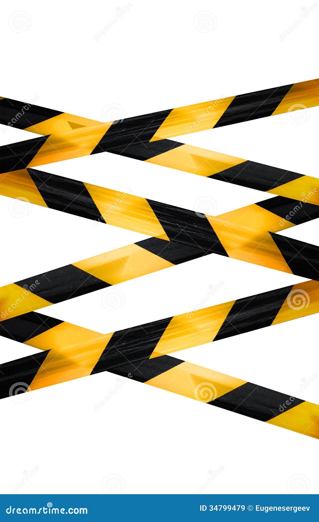 Black and Yellow Caution Striped Tapes Isolated Stock Image - Image of ...