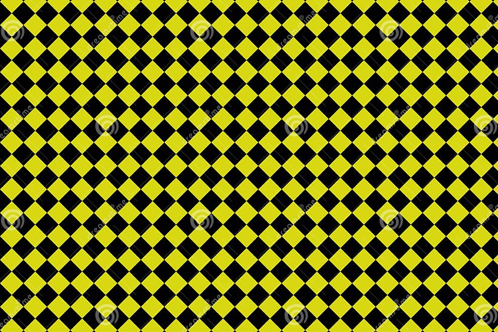 Black and Yellow Checkerboard Background -Vector Ilustration - EPS 10 ...