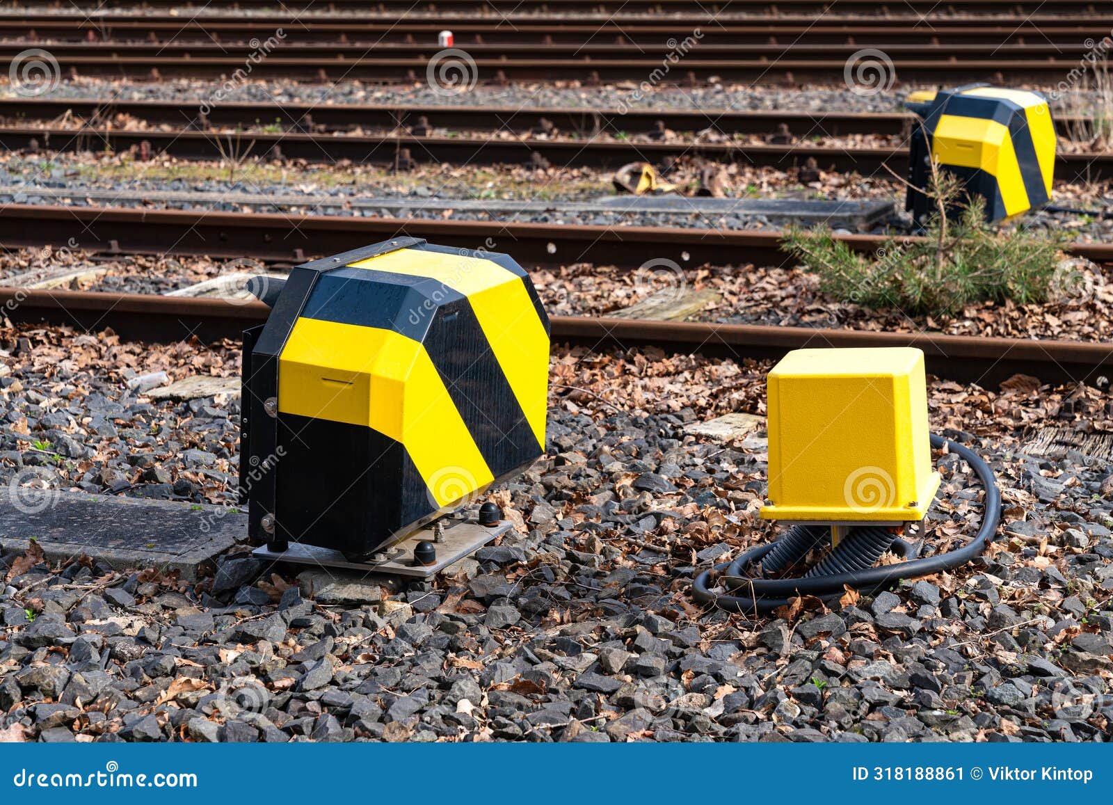 Black and Yellow Electrical Controller Boxes for Railway Switches ...