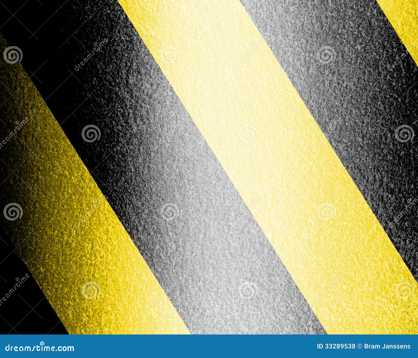 Black and Yellow Hazard Lines Stock Illustration - Illustration of ...