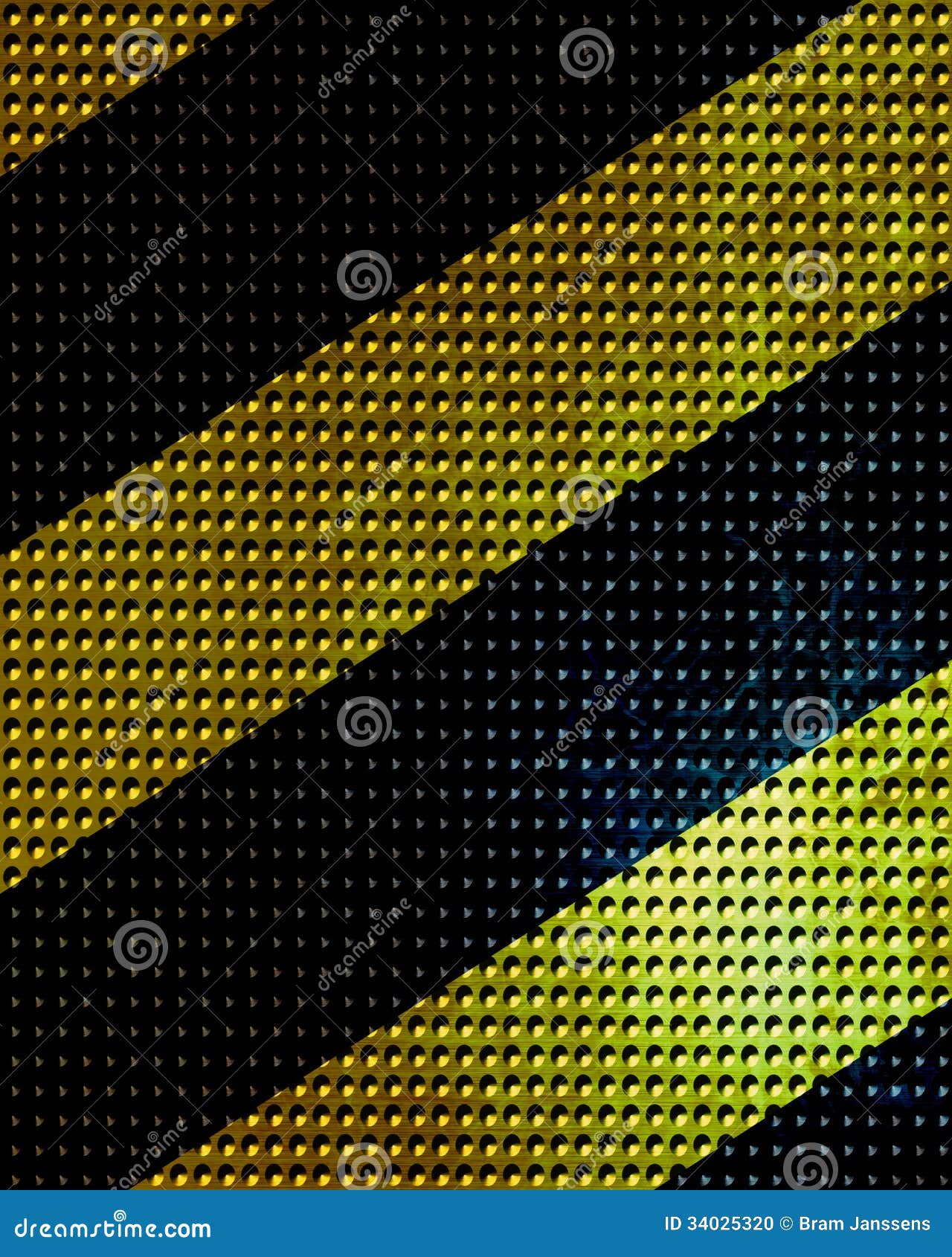 Black and Yellow Hazard Lines Stock Illustration - Illustration of ...