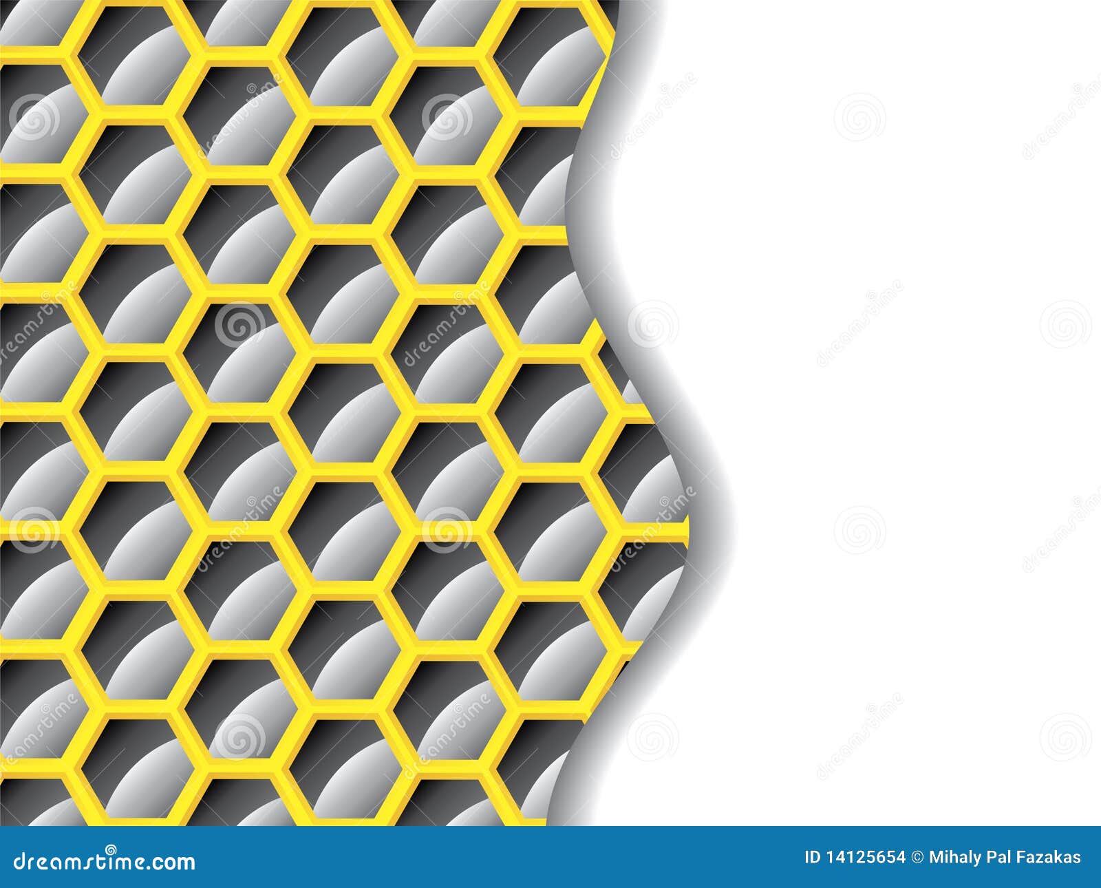 Black and Yellow Hexagon Background Stock Vector - Illustration of ...