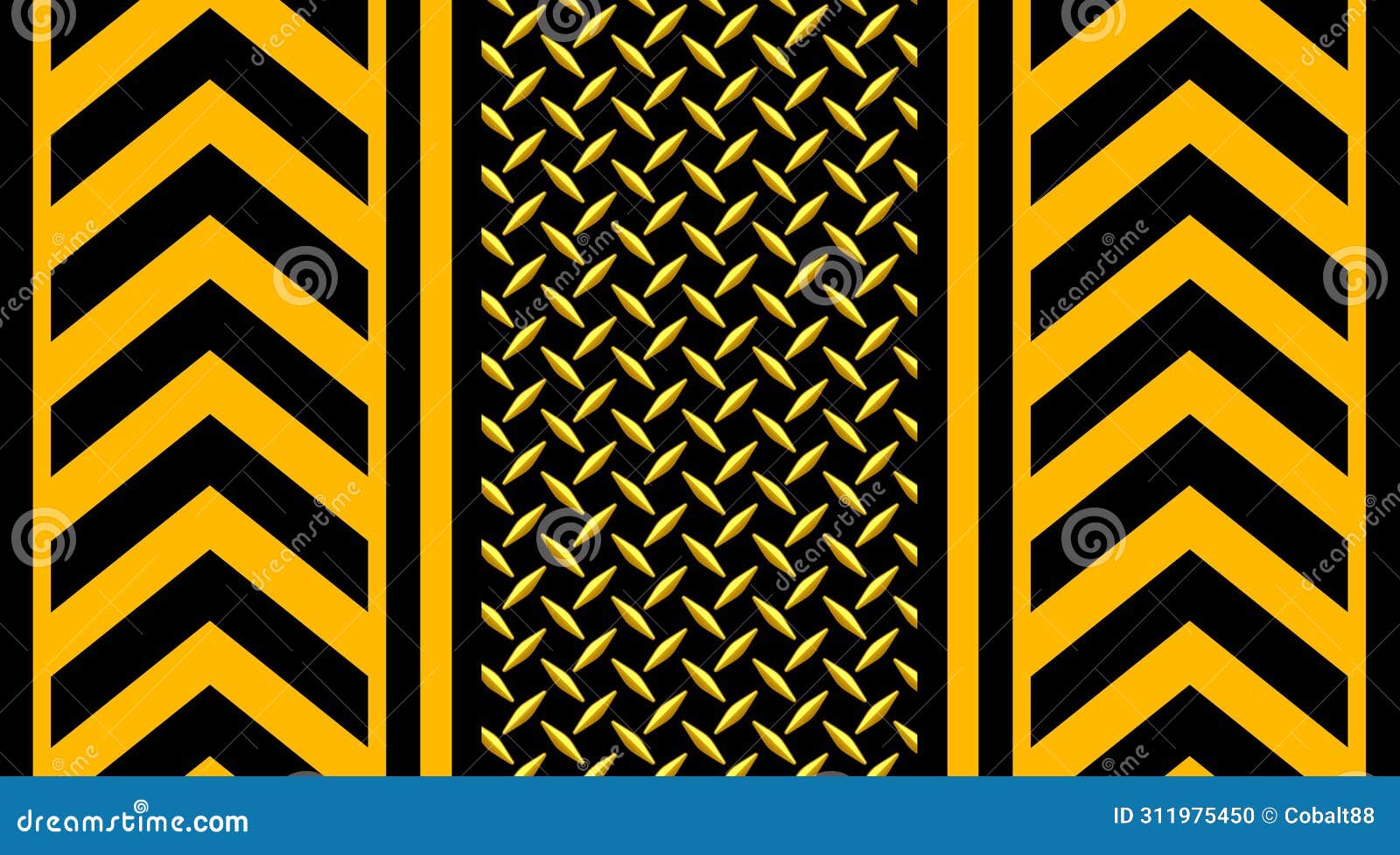 Pattern Warning Signs Of Danger Vector Illustration | CartoonDealer.com ...