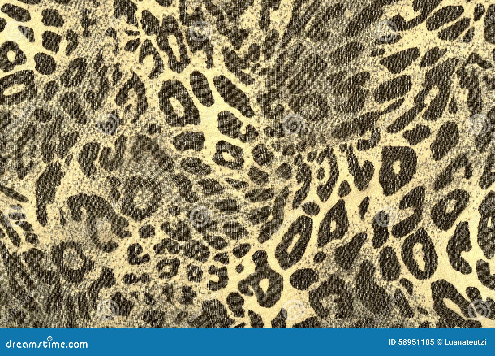 Black and Yellow Leopard Fur Pattern. Stock Illustration - Illustration ...