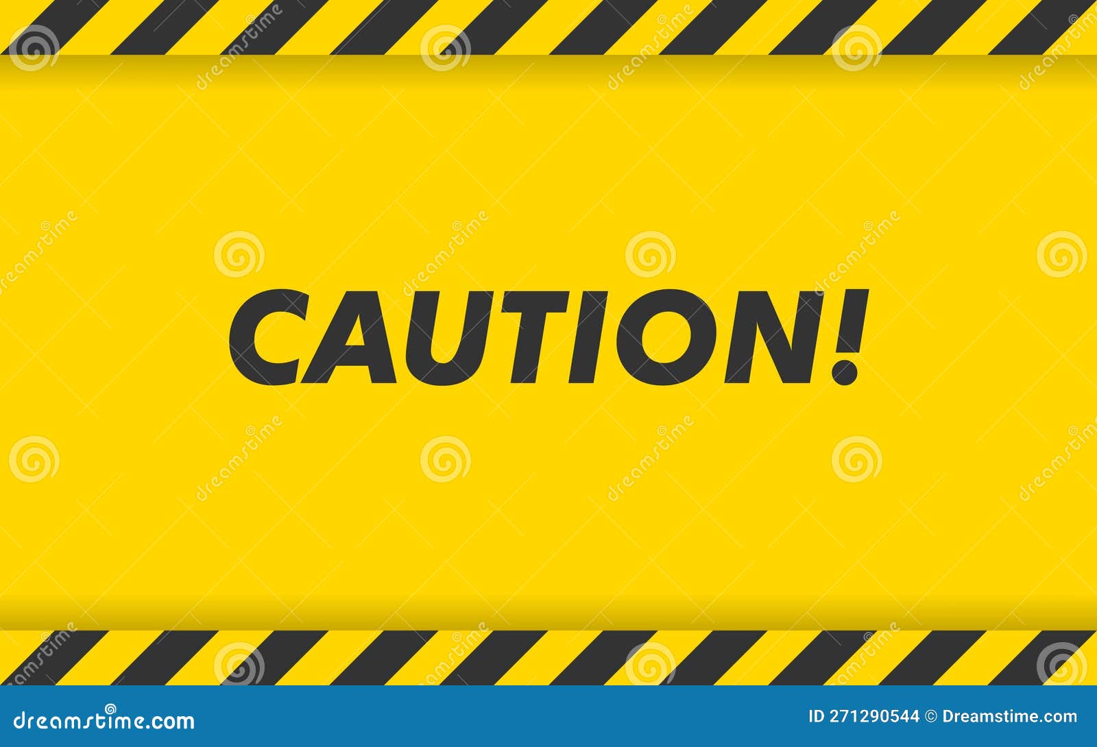 Black and Yellow Line Striped. Caution Tape. Blank Warning Background ...