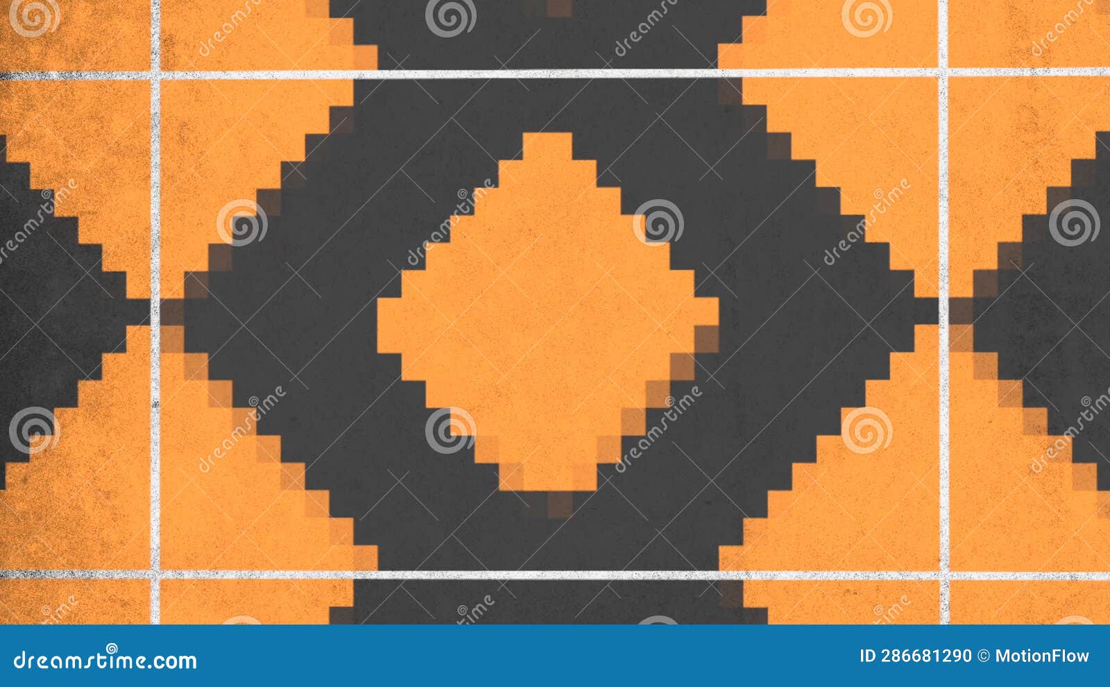 A Black and Yellow Pixels Pattern Stock Footage - Video of balance ...