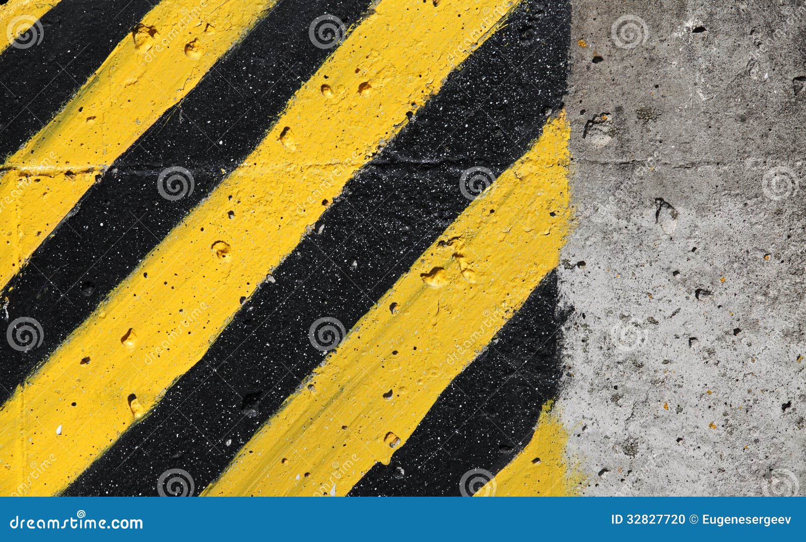 Black and Yellow Striped Caution Sign Stock Photo - Image of closeup ...