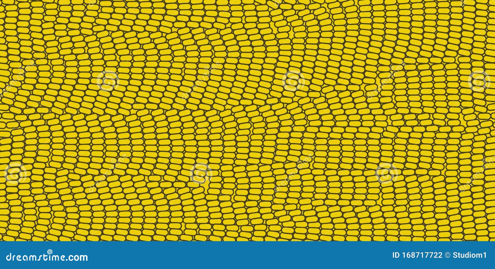 Black and Yellow Texture. Irregular Array or Matrix of Random Ovals ...