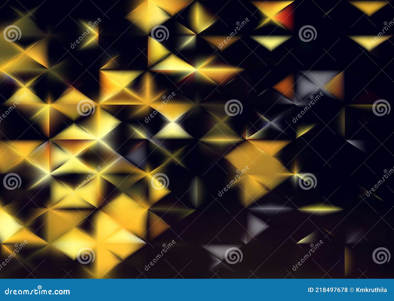 Black and Yellow Triangle Background Vector Illustration Stock Vector ...