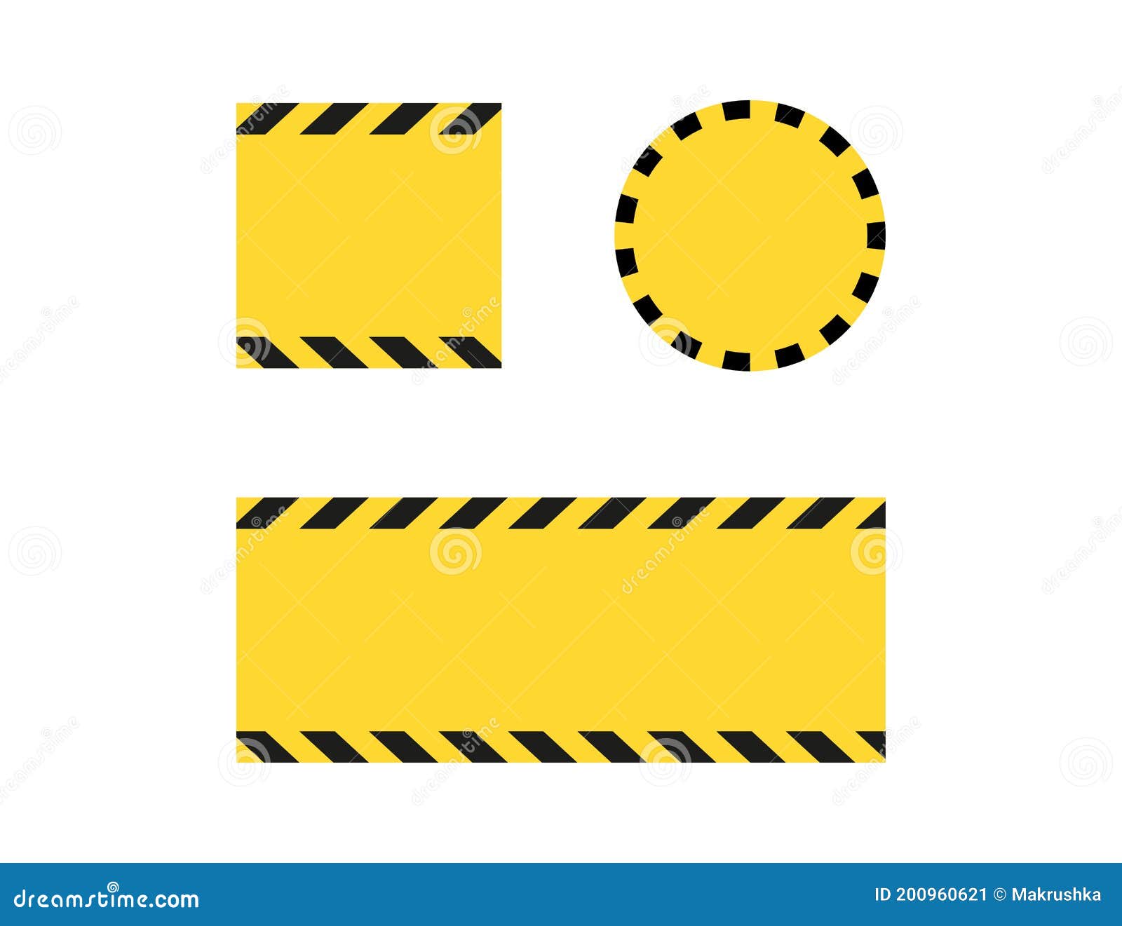 Black and Yellow Warning Line Striped Rectangular and Round Background ... Black and Yellow Warning Line Striped Rectangular and Round Background ...