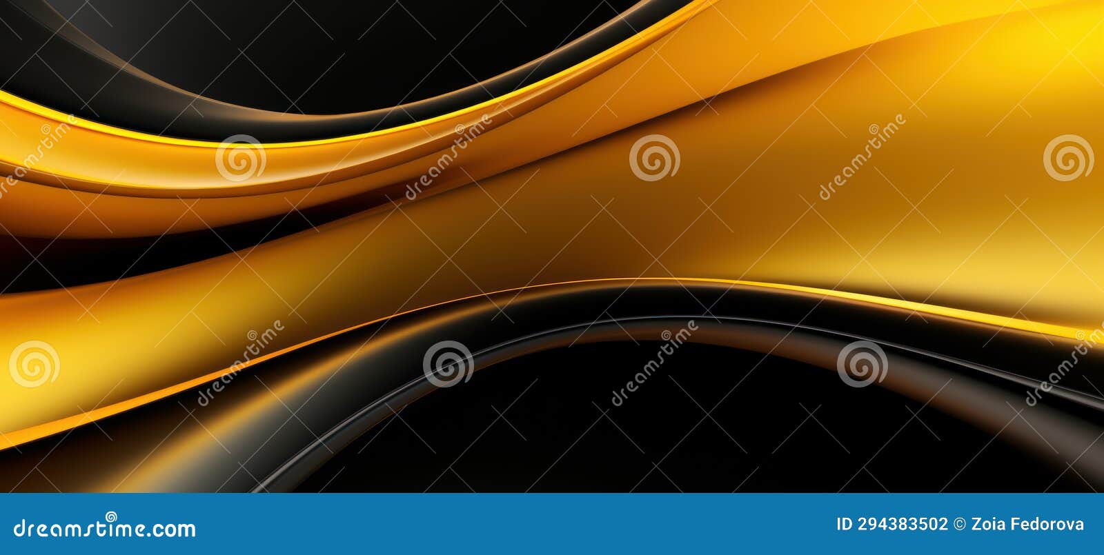Black and Yellow Wavy Background Stock Illustration - Illustration of ...
