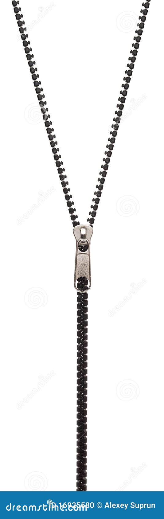 Black zipper stock photo. Image of metal, background - 16925580