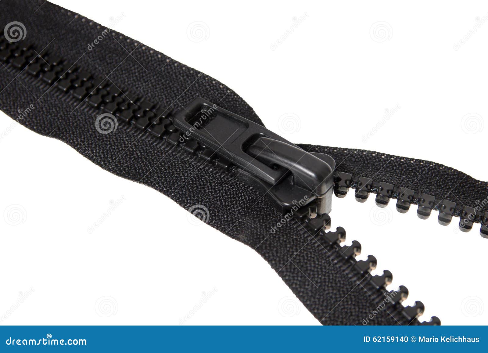 Black zipper stock photo. Image of zipper, clothing, closure - 62159140