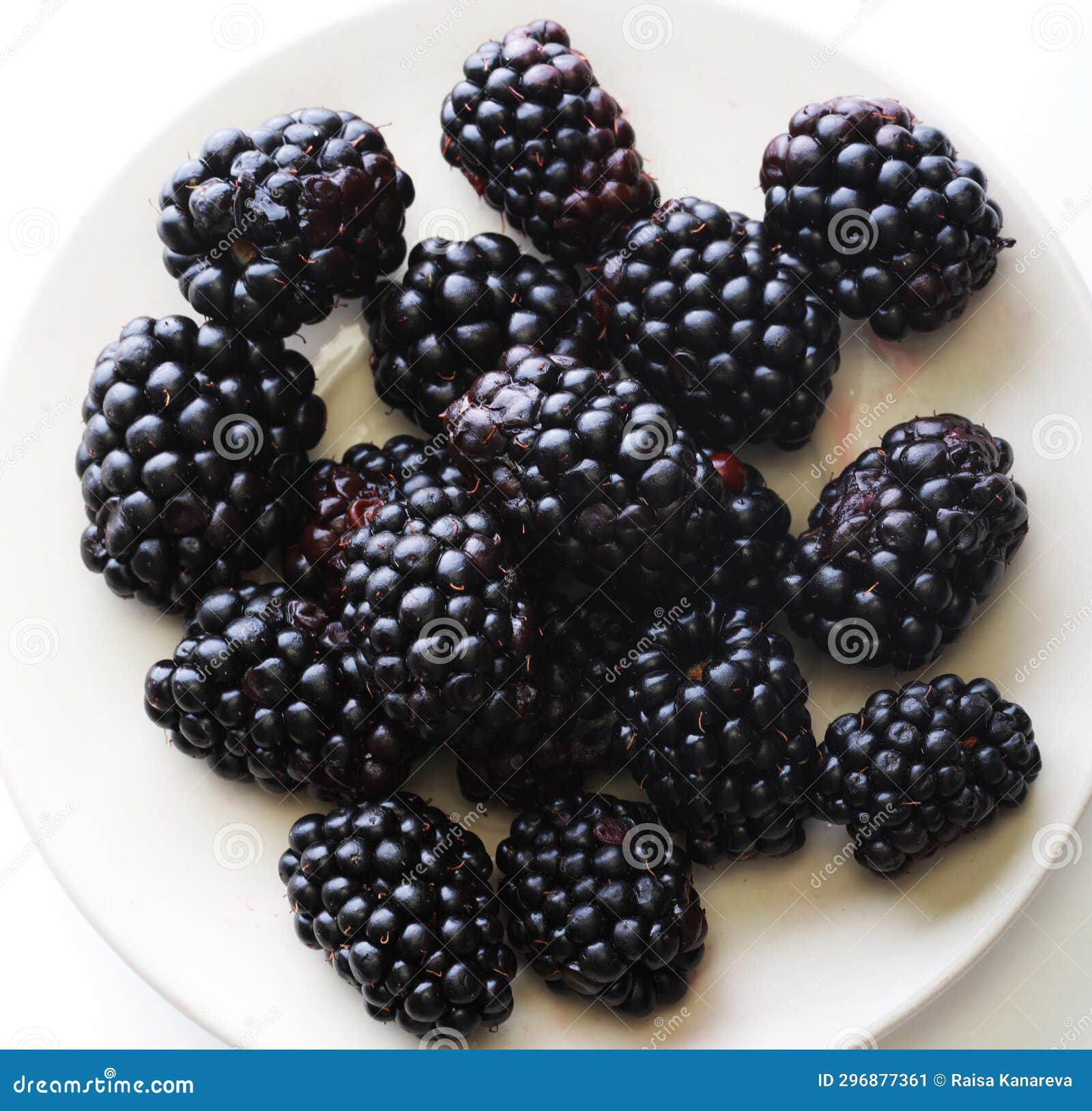Blackberries in White Bowl. Close Up. Stock Image - Image of cutout ...