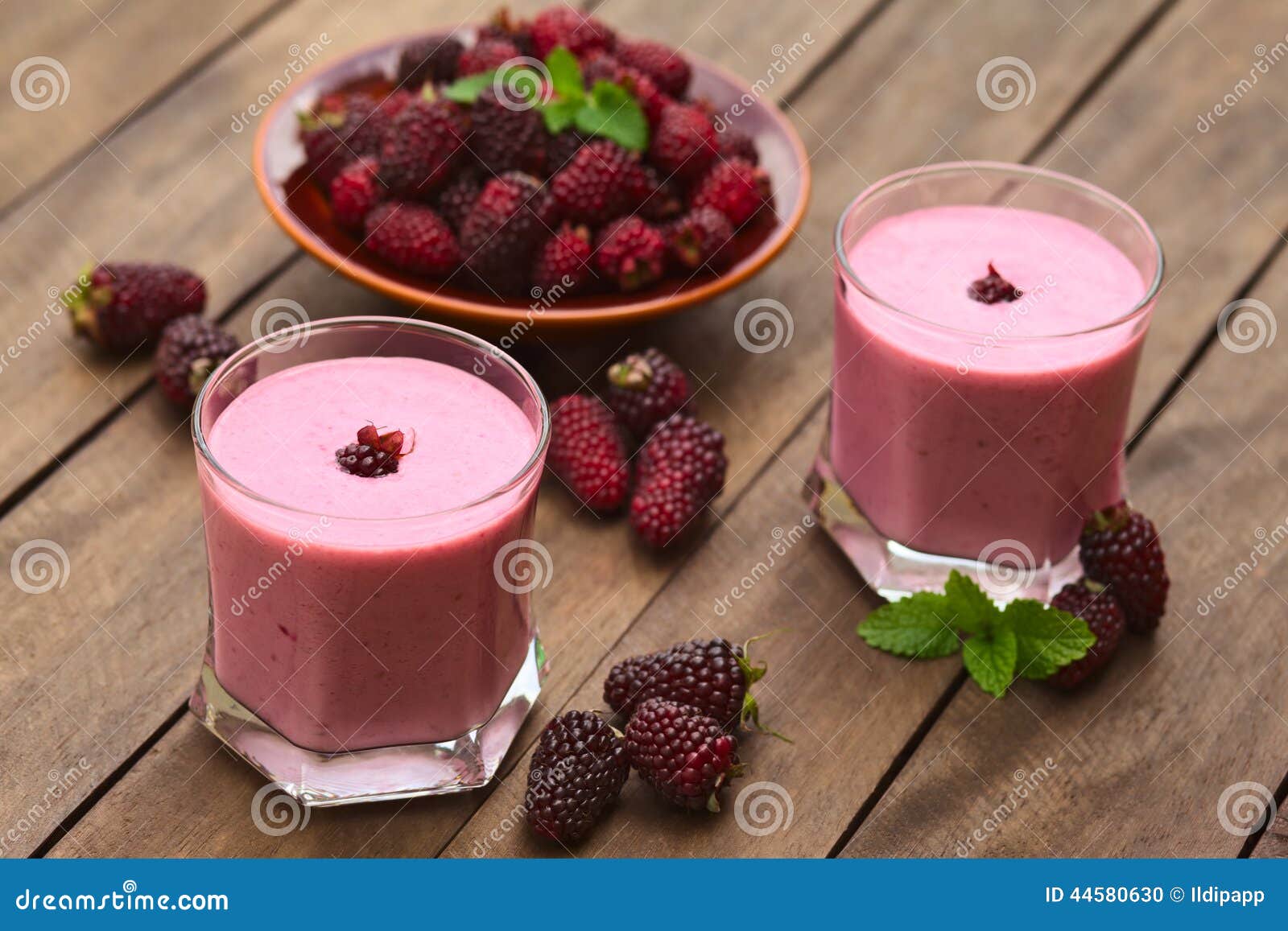 Blackberry Milkshake stock photo. Image of dessert, dairy - 44580630