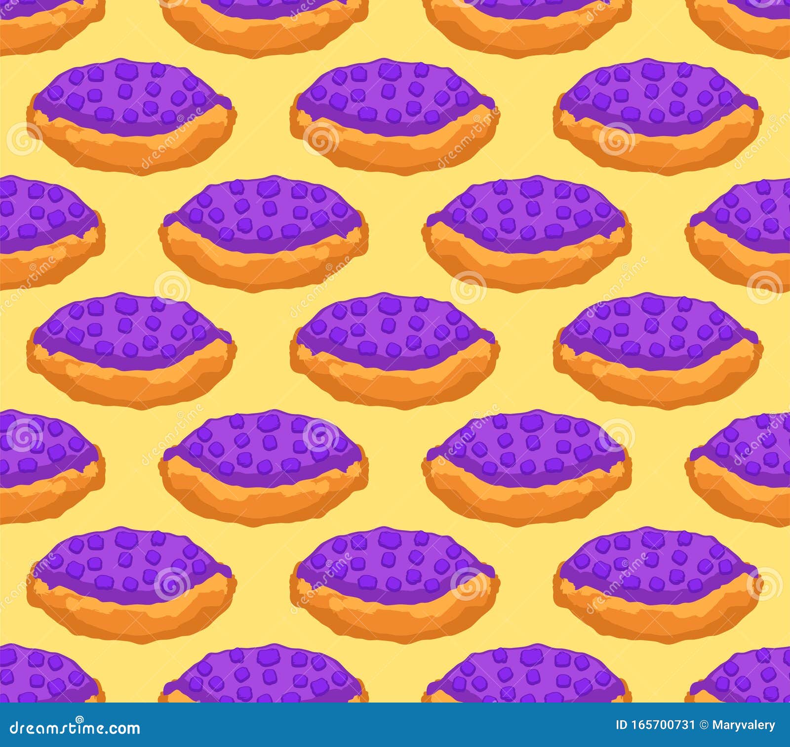 Blackberry Pie Hand Drawn Pattern Seamless Food. Bakery Products ...