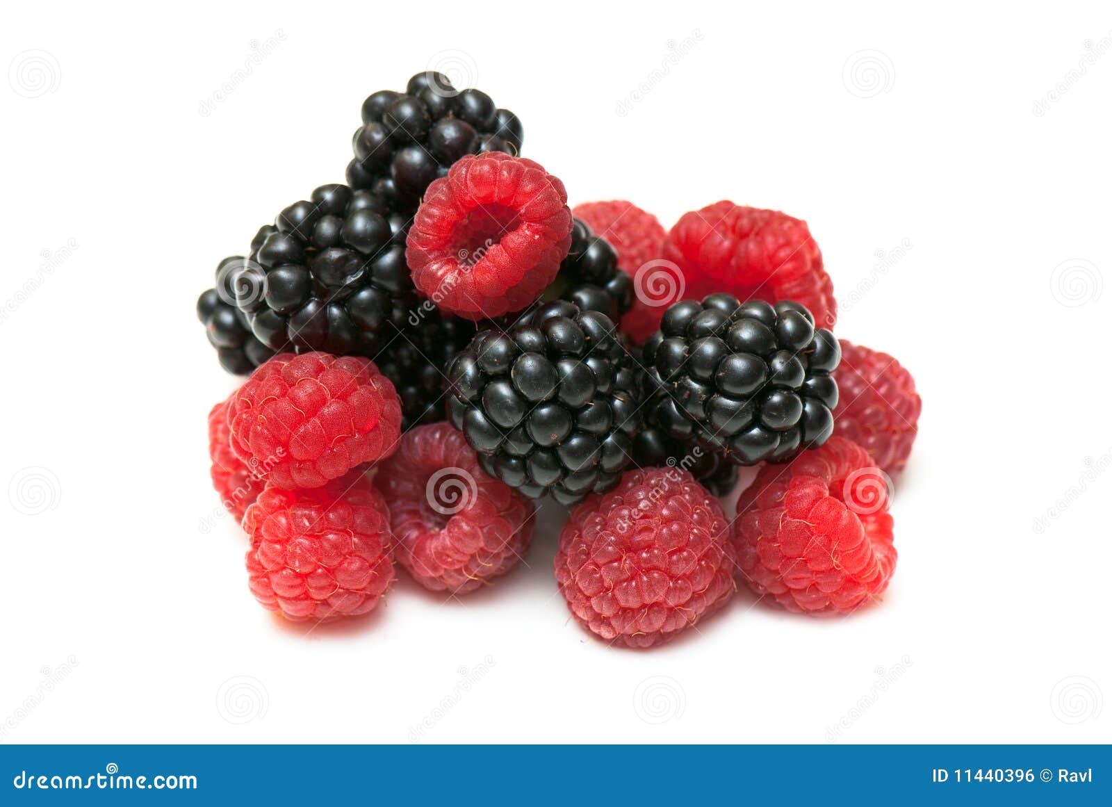 Blackberry and raspberry stock photo. Image of mellow - 11440396
