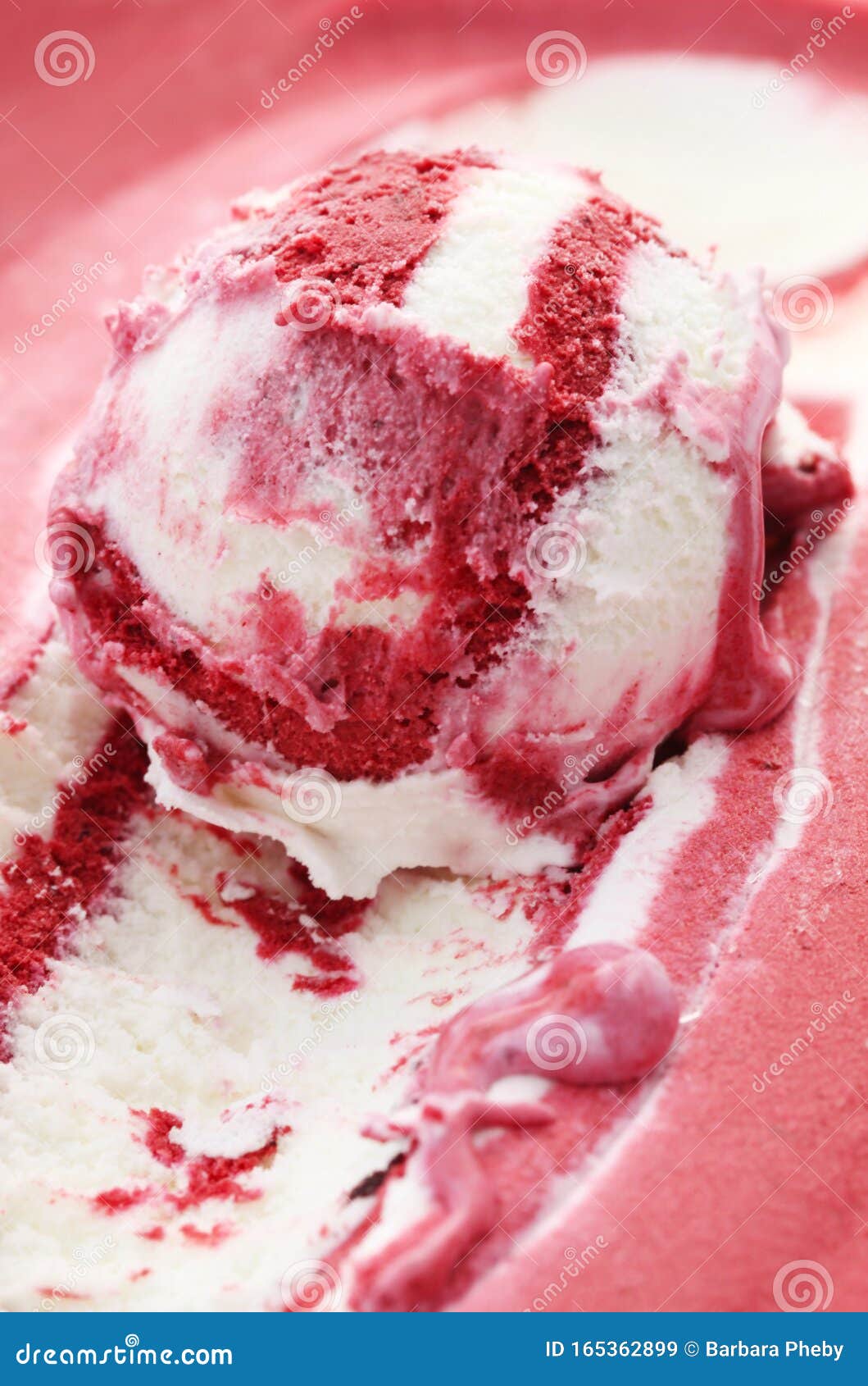 Blackberry Ripple Ice Cream Stock Image - Image of fruit, cream: 165362899