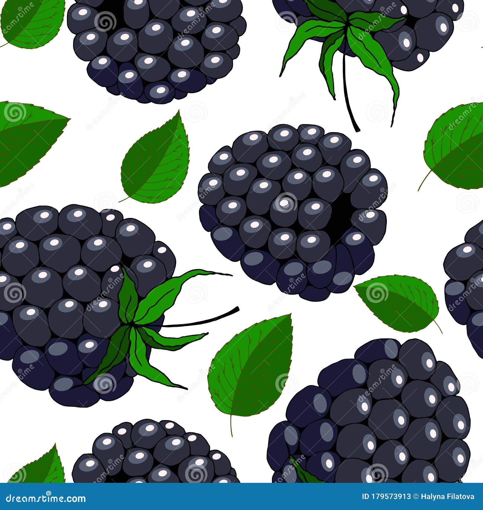318 Blackberry, Wallpaper and Fabric Ornament, Wrapping Paper ...