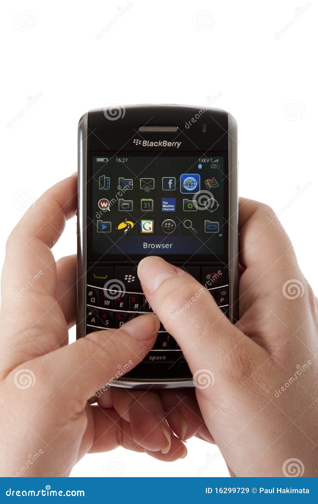 Blackberry Smartphone User Hands Editorial Stock Image - Image of ...
