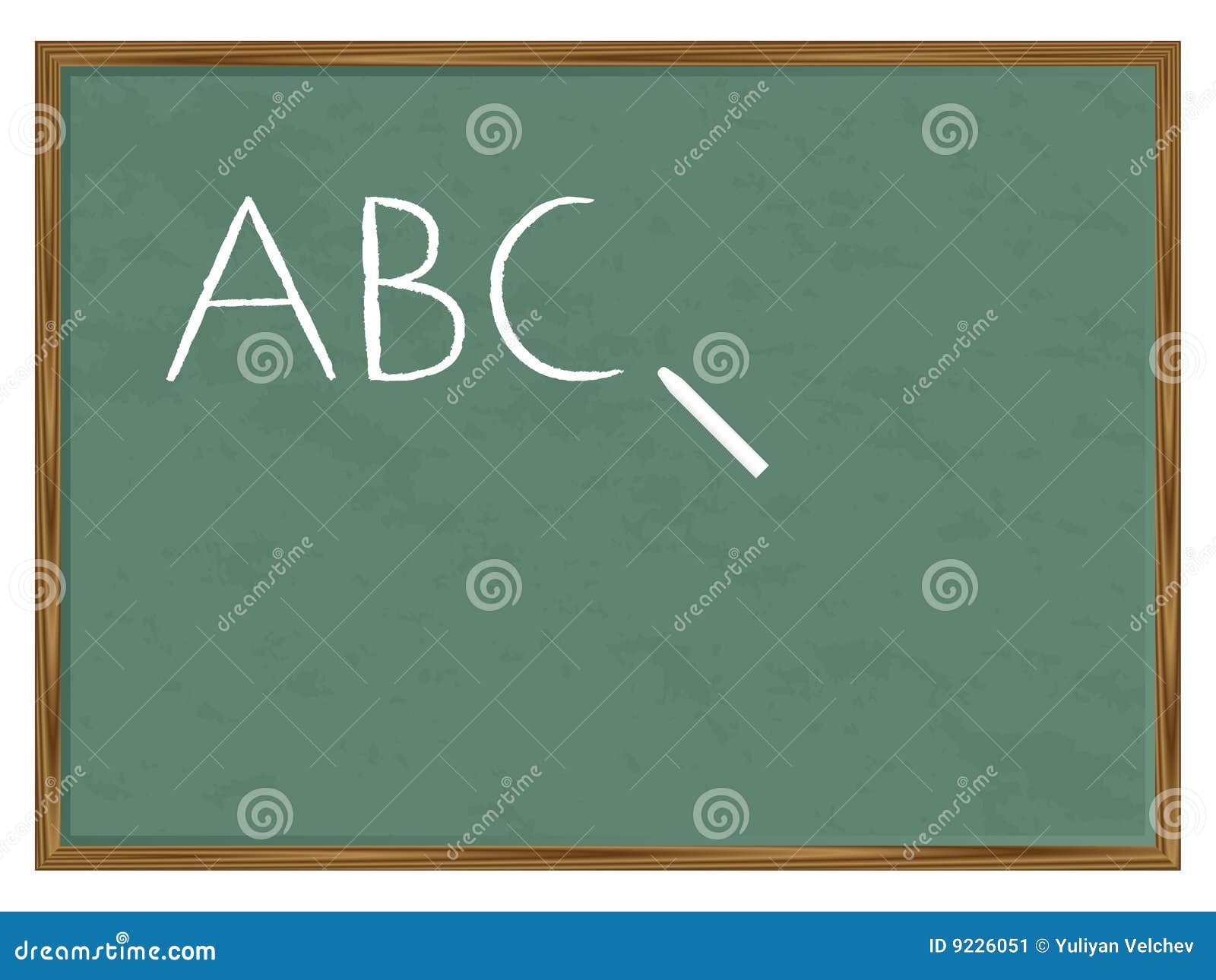 Blackboard ABC stock vector. Illustration of chalkboard - 9226051