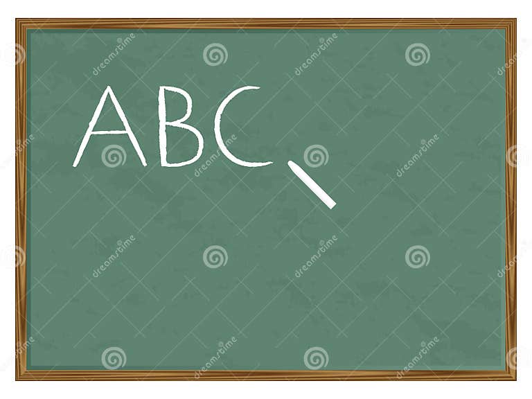 Blackboard ABC stock vector. Illustration of chalkboard - 9226051