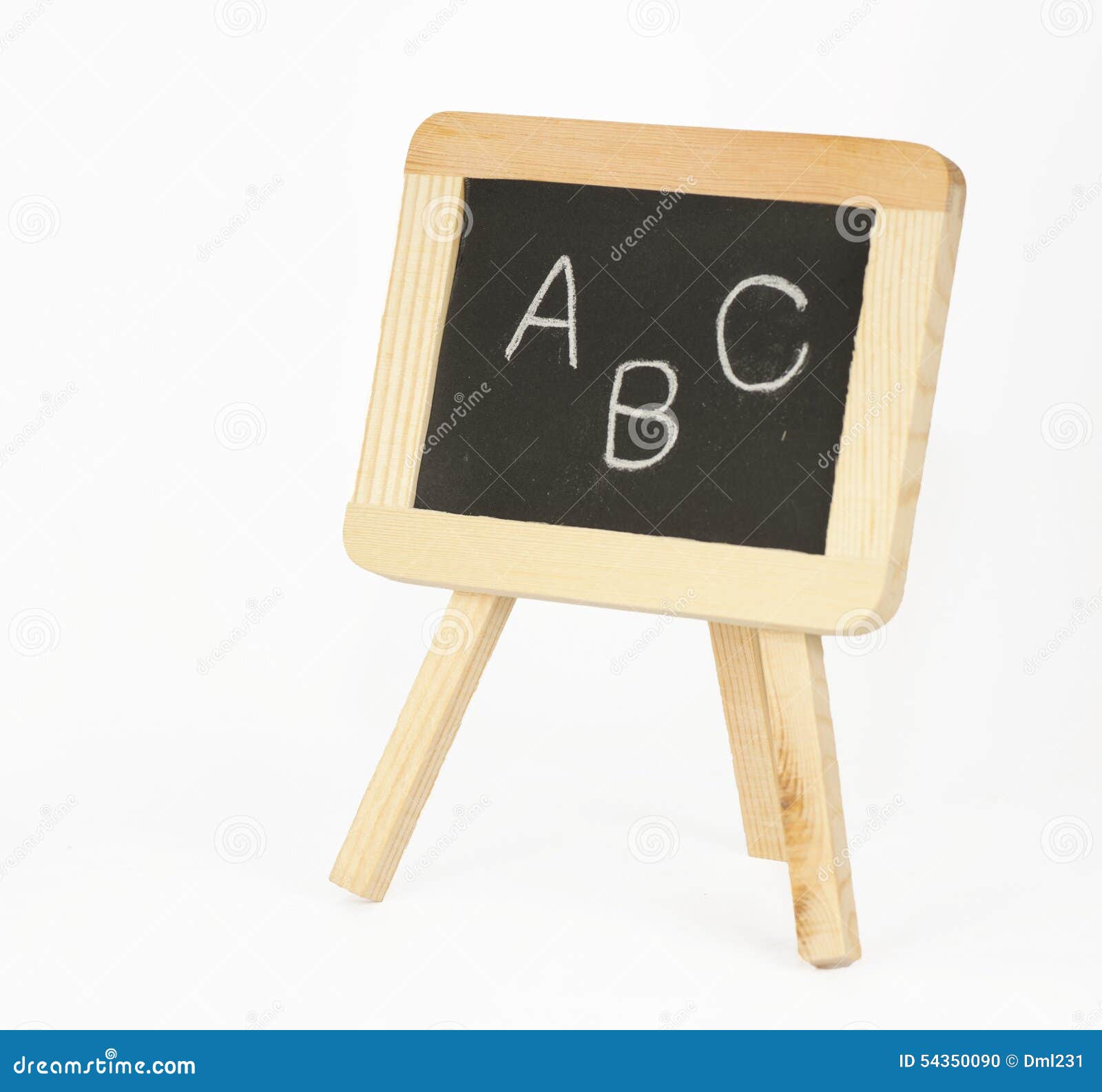 Blackboard with ABC stock photo. Image of letters, black - 54350090
