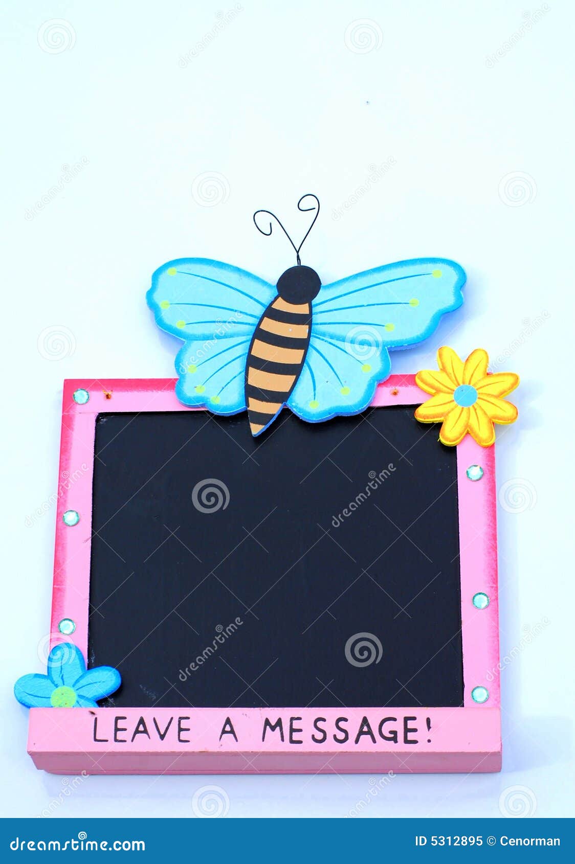 Blackboard,blank To Write Your Own Messages Picture. Image: 5312895