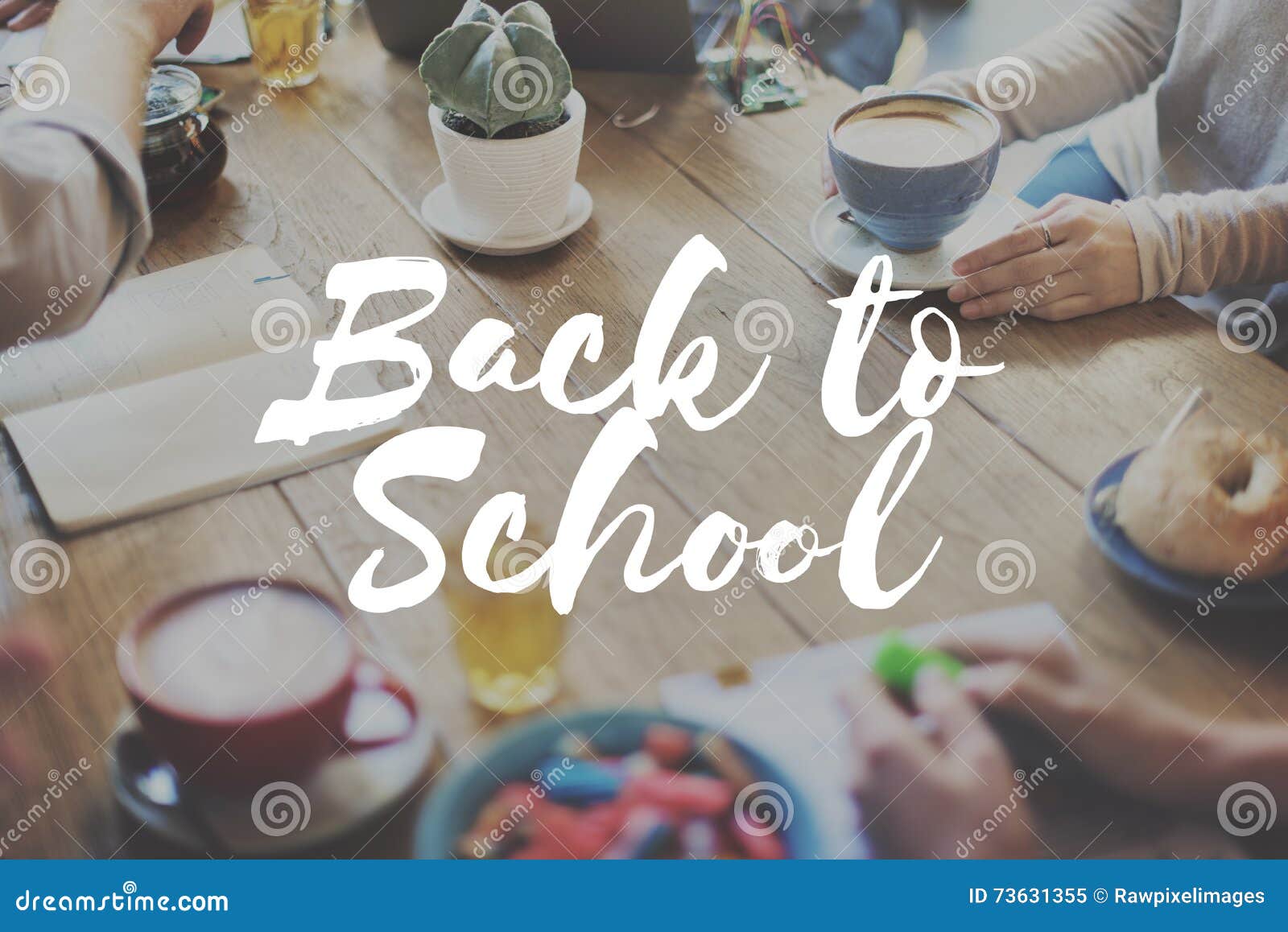 Blackboard Brainstorming Cooperation Planning Meeting Concept Stock ...