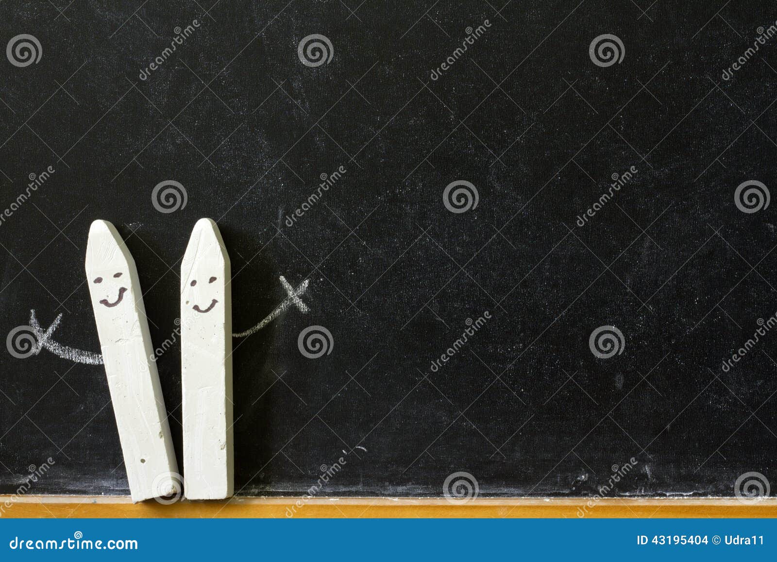 Blackboard and Chalk Back To School Abstract Background Stock Photo ...