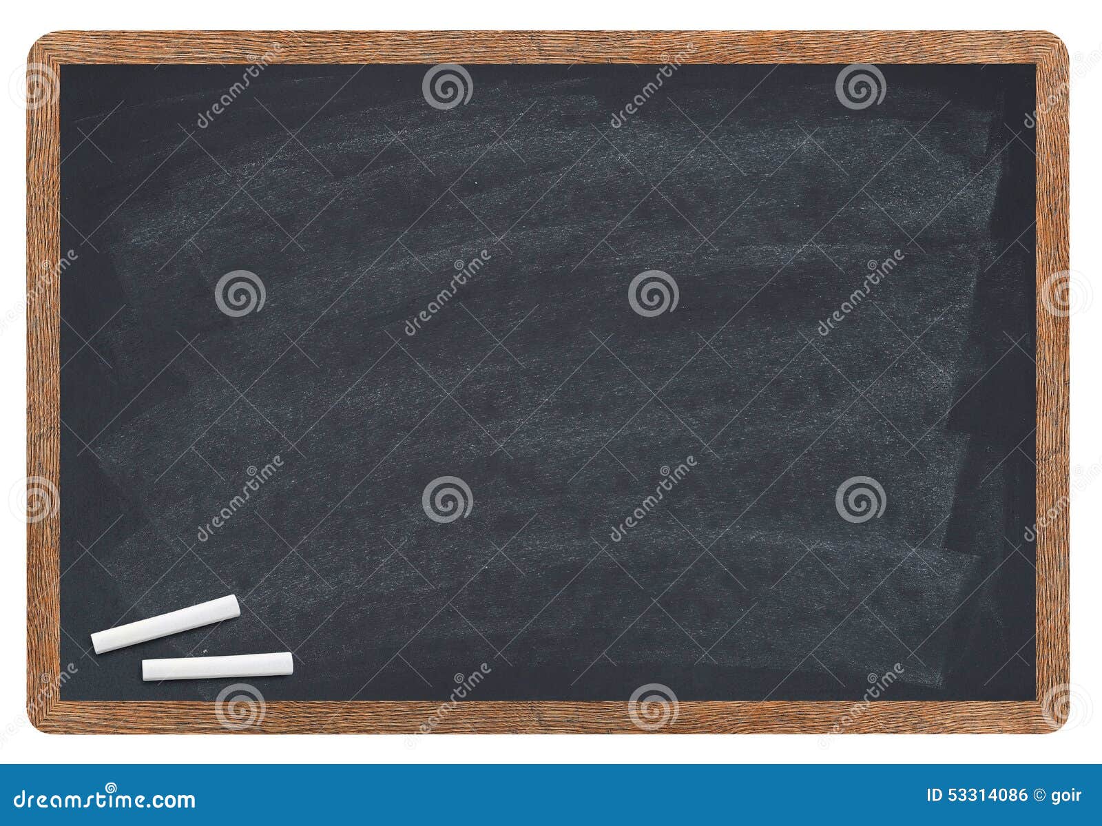 Blackboard with chalk stock photo. Image of color, education - 53314086
