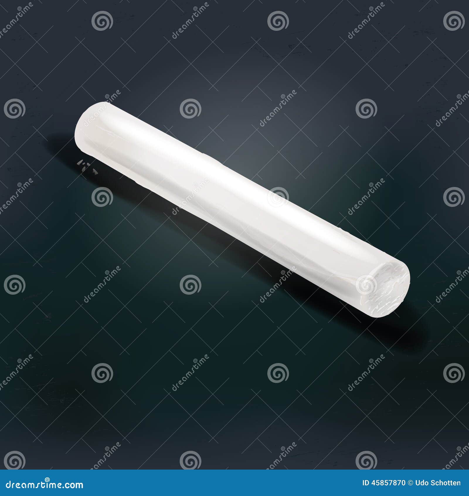 Blackboard and chalk stock vector. Illustration of chalk - 45857870