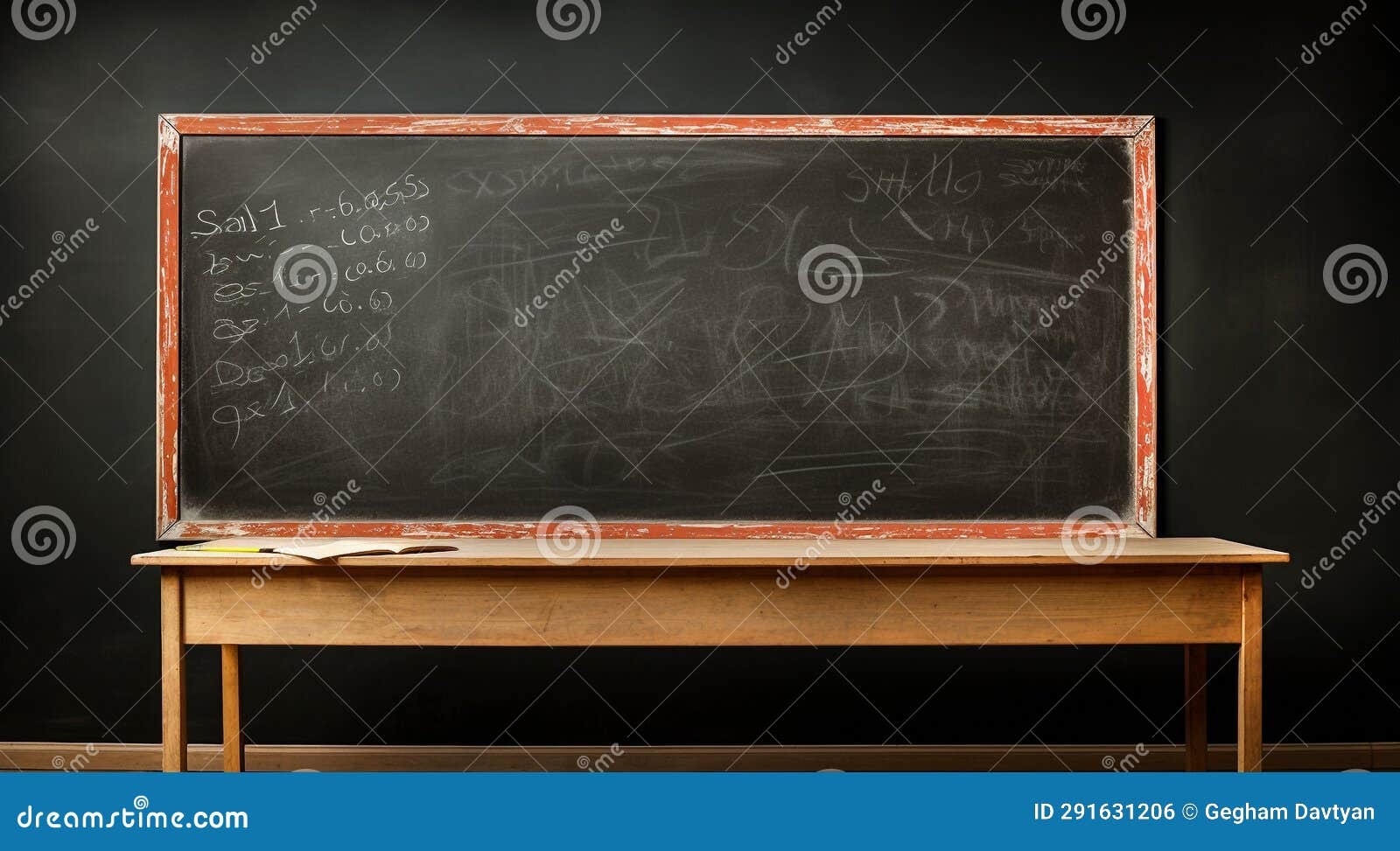 Classroom with Blackboard, Blackboard in the Classroom, School ...