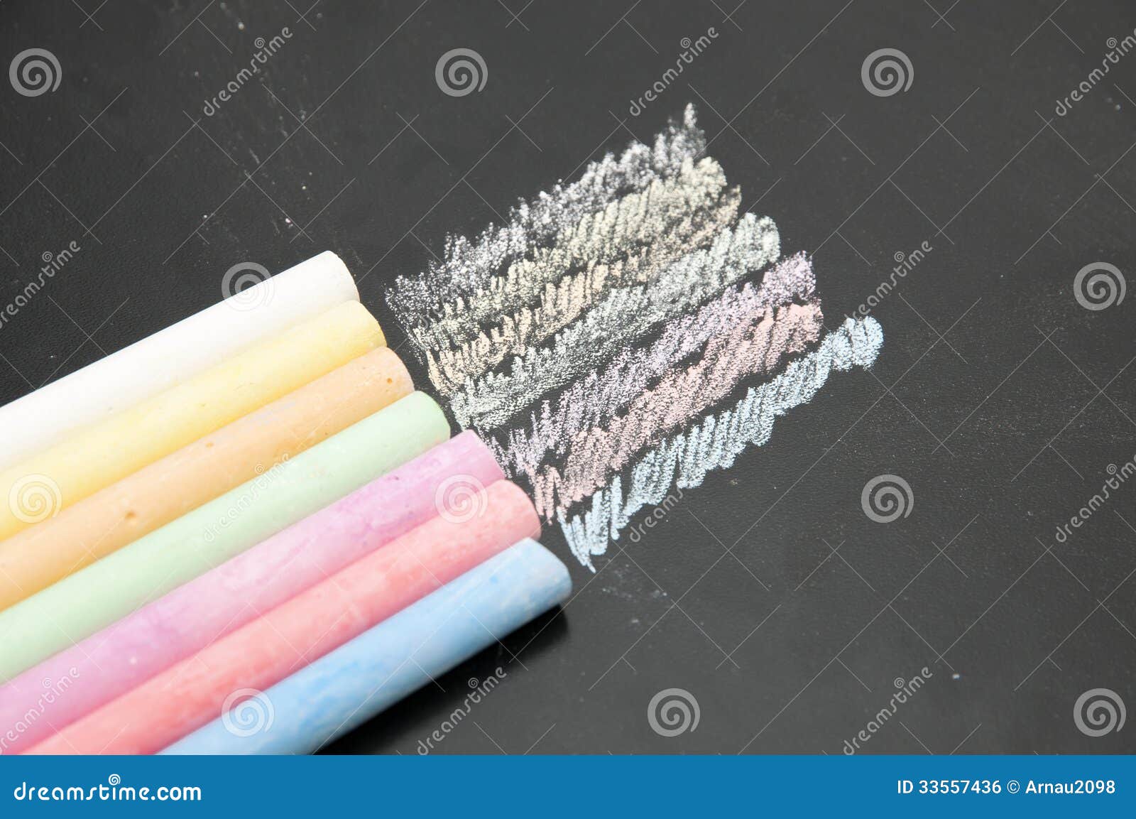 Blackboard with chalk stock photo. Image of backgrounds - 33557436