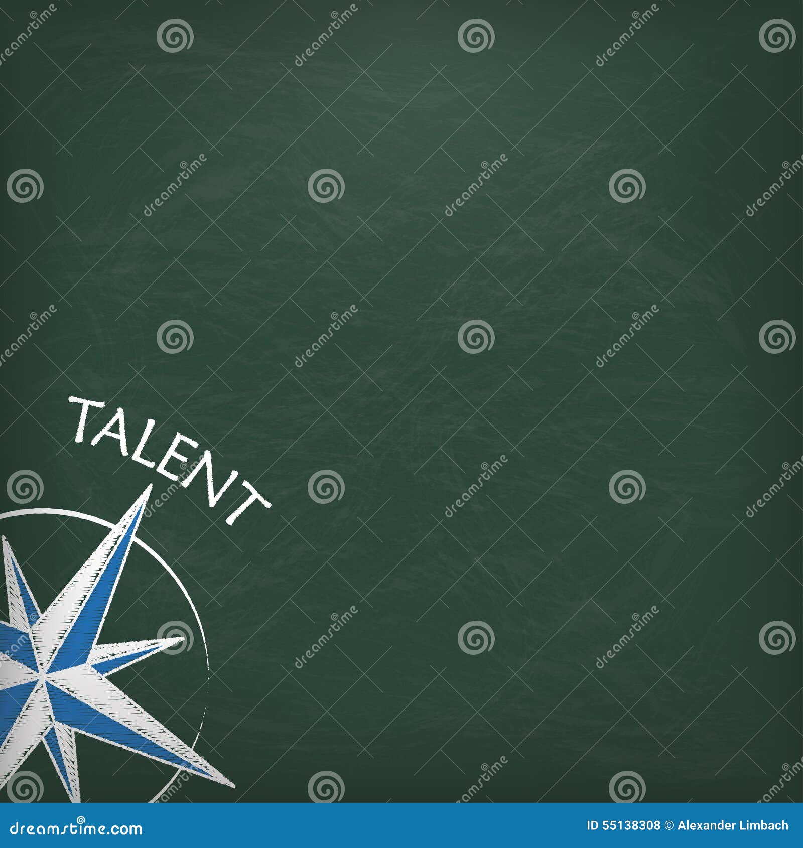 Compass Talent Vector Illustration | CartoonDealer.com #40938100