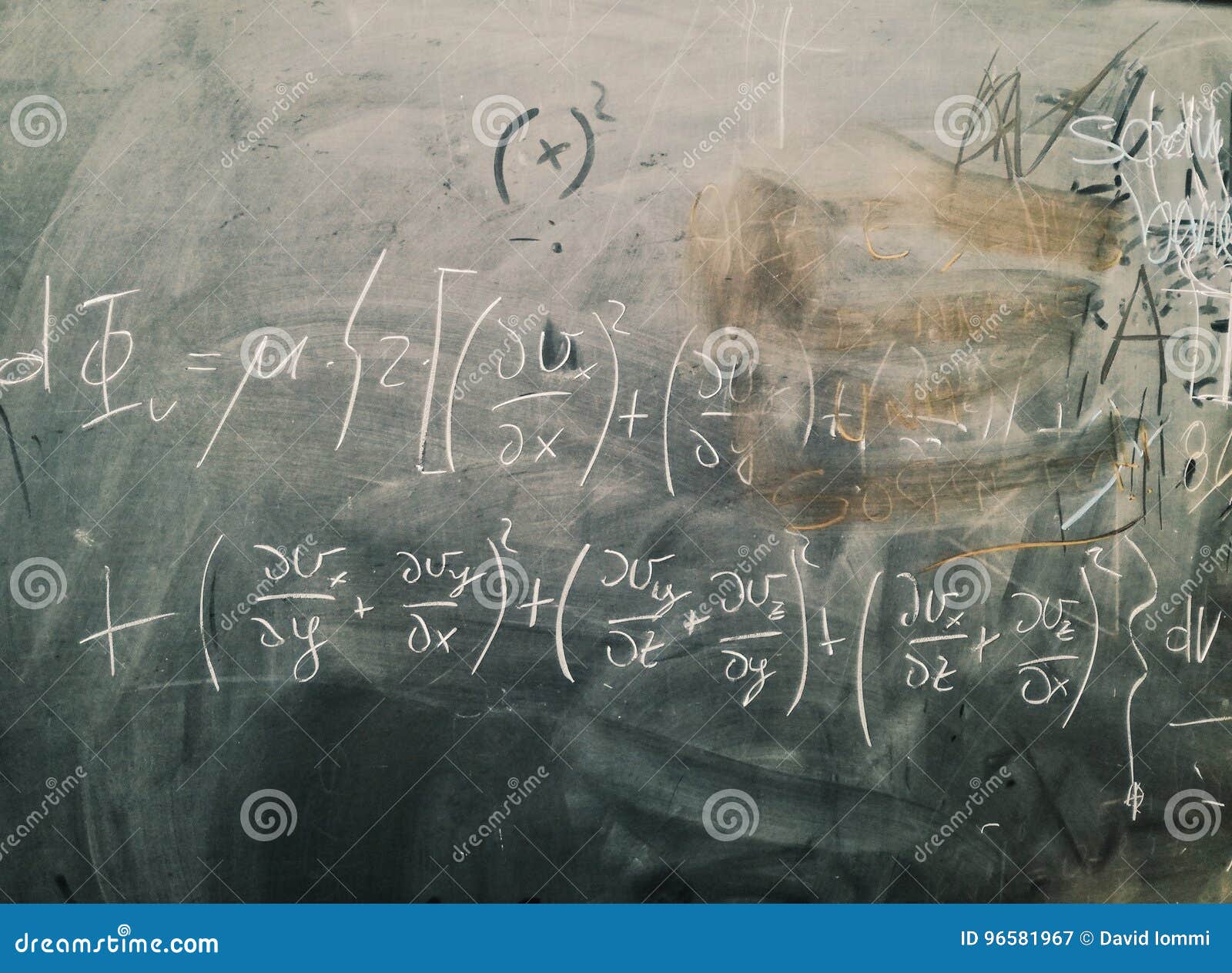 Blackboard stock image. Image of engineering, handwriting - 96581967