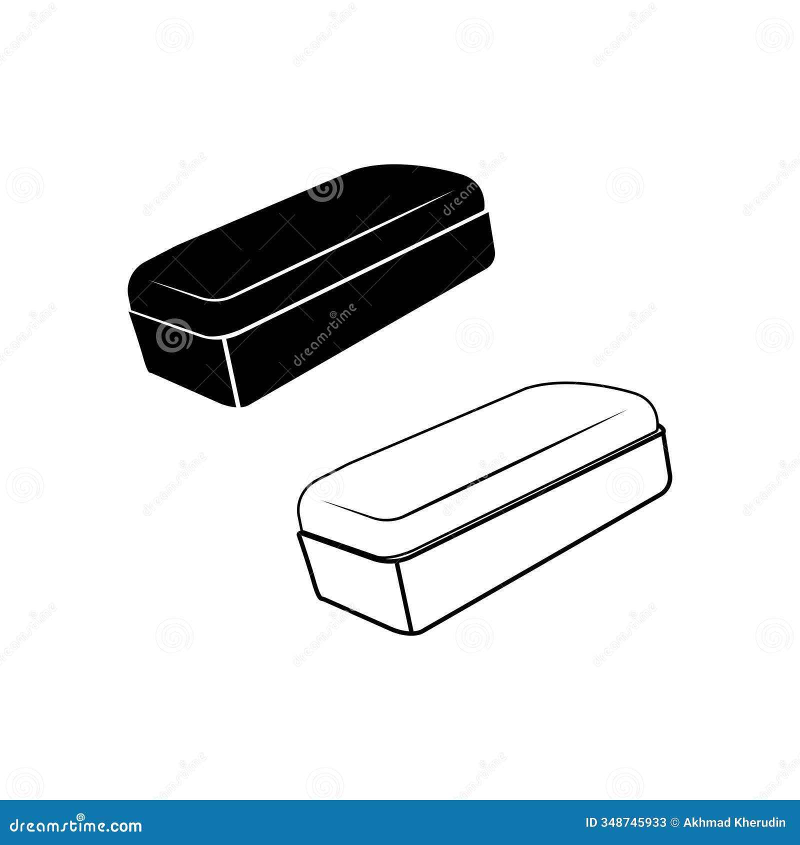 The Eraser Icon. The Eraser Erases, Cleans. Simple Vector Illustration ...