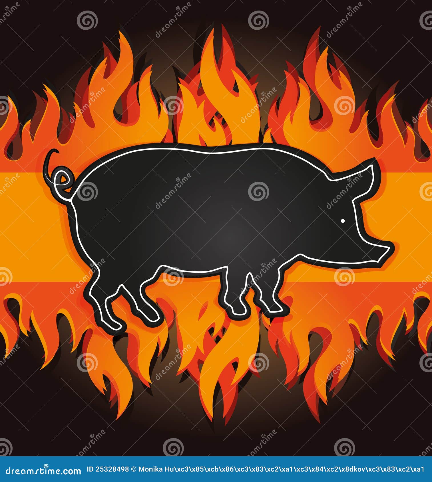 Grill BBq Menu Template On Chalkboard. Cafe Poster Background, Food ...