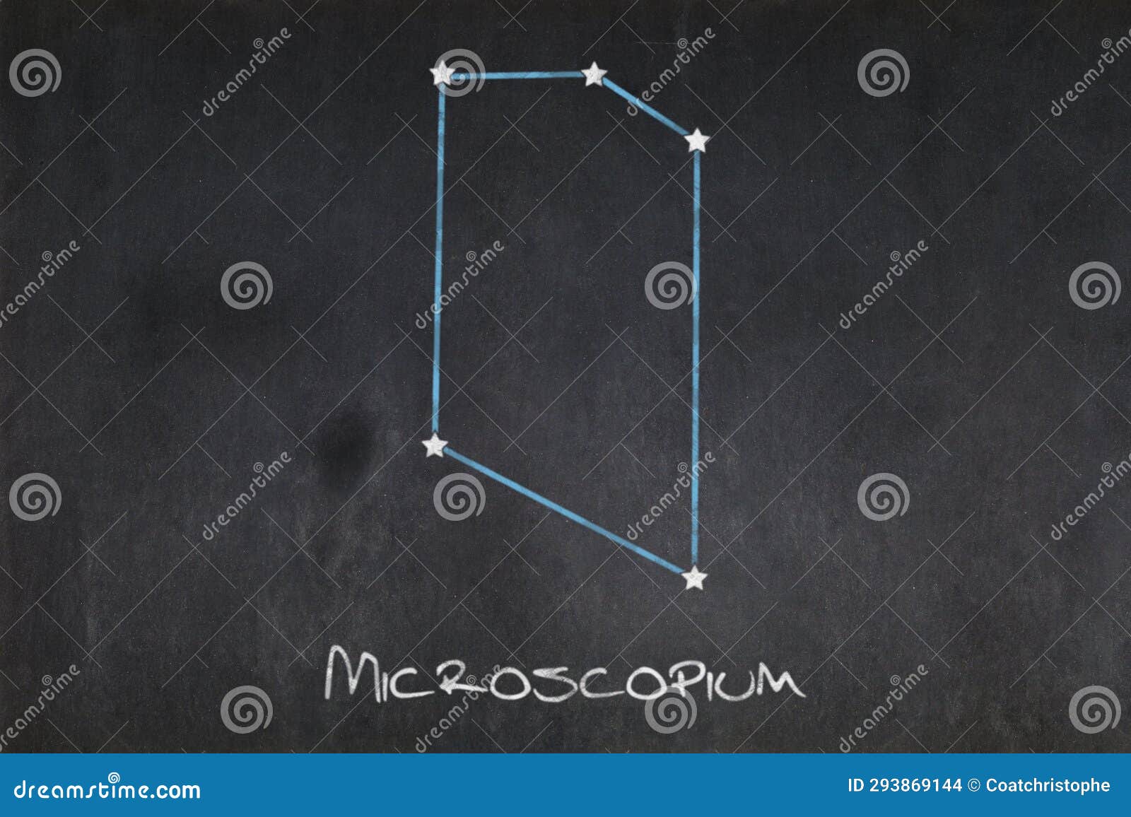 Microscopium Constellation, Cluster Of Stars, Microscope Constellation ...